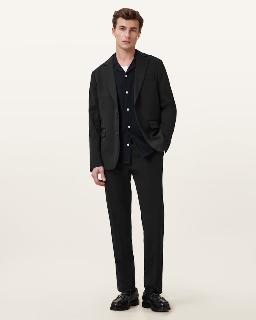 Bay Slim Fit Blazer Black | ALLSAINTS
